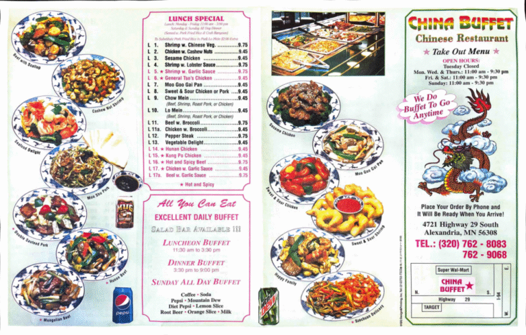 China Buffet Menu – The Ultimate Guide to Dishes, Prices, and Dining ...